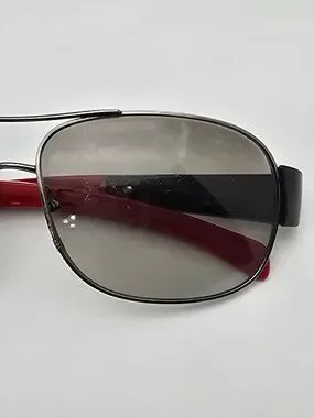 Prada | Accessories | Prada Sps 56h 5av3m Gunmetal Black Frame Grey ...
